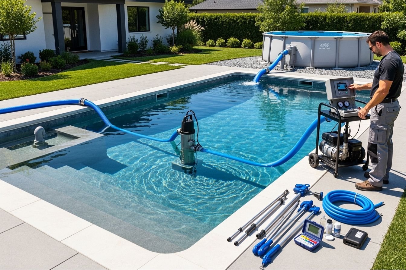 Vider une piscine : les techniques adaptées à chaque bassin - Maison ...